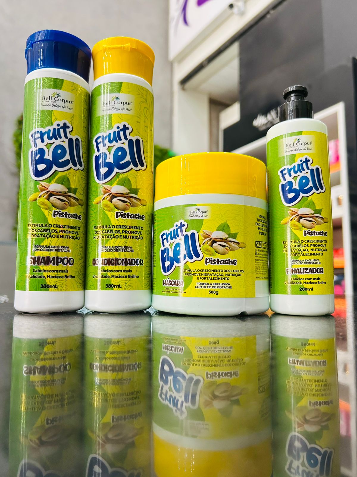 Kit Capilar Fruit Bell Pistache 4 Itens BLC - Atacadão dos Cosméticos ...